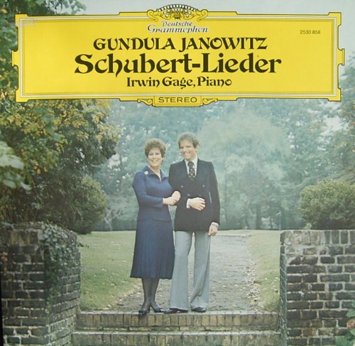 Schubert-Lieder. Gundula Janowitz. Irwin Cage, Piano. LP Vinyl ...