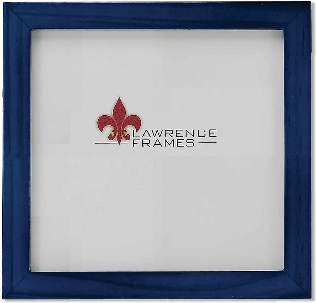 Amazon.com - Lawrence Frames Blue Wood Picture Frame, Gallery ...