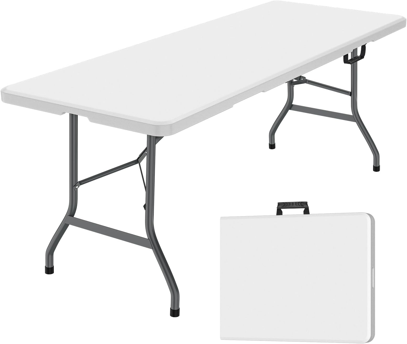 Amazon.com: Camkey Portable Folding Table, Easy to Use with Lock ...