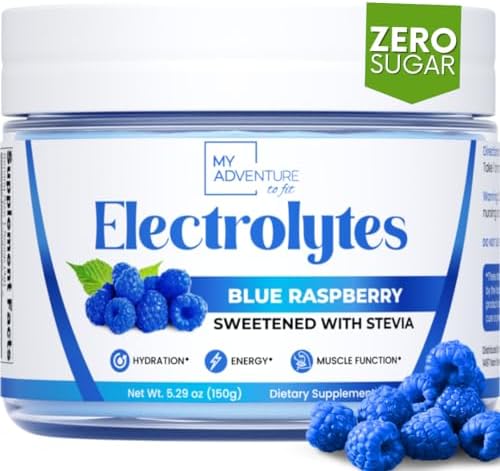 Amazon.com: Zero Sugar - Blue Raspberry Electrolytes Powder ...