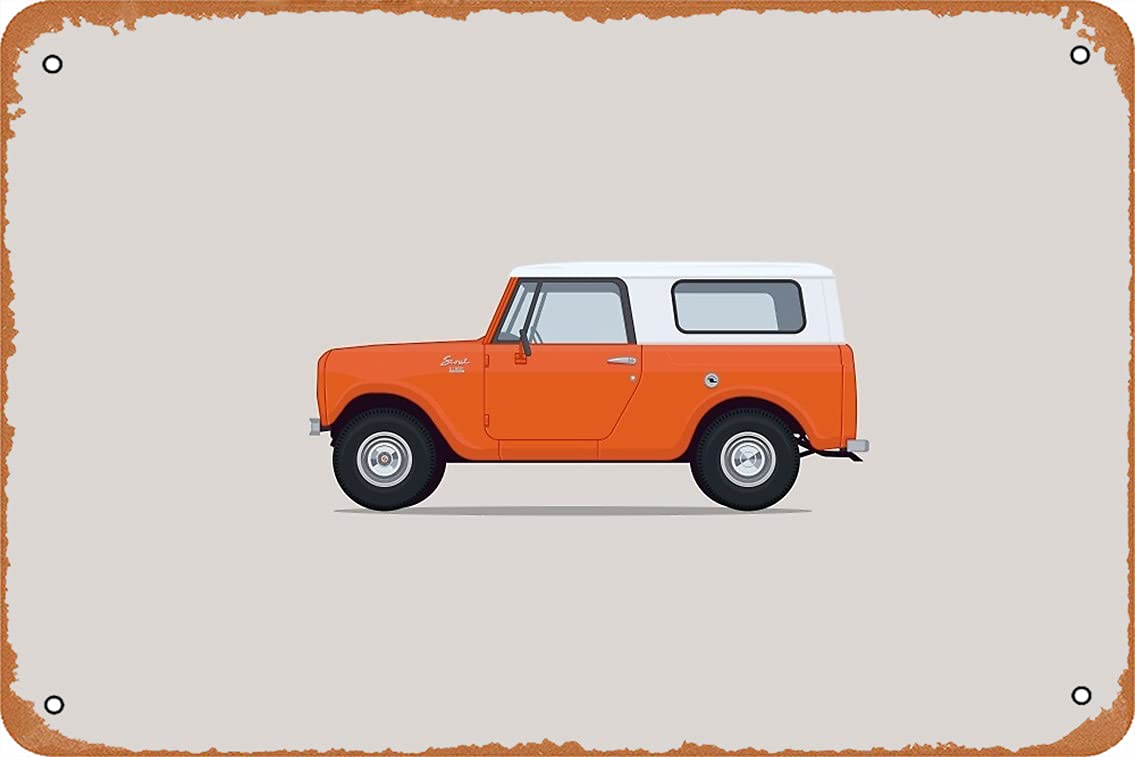 Amazon.com : International Harvester Scout 800 Poster Metal Tin Sign 8 ...