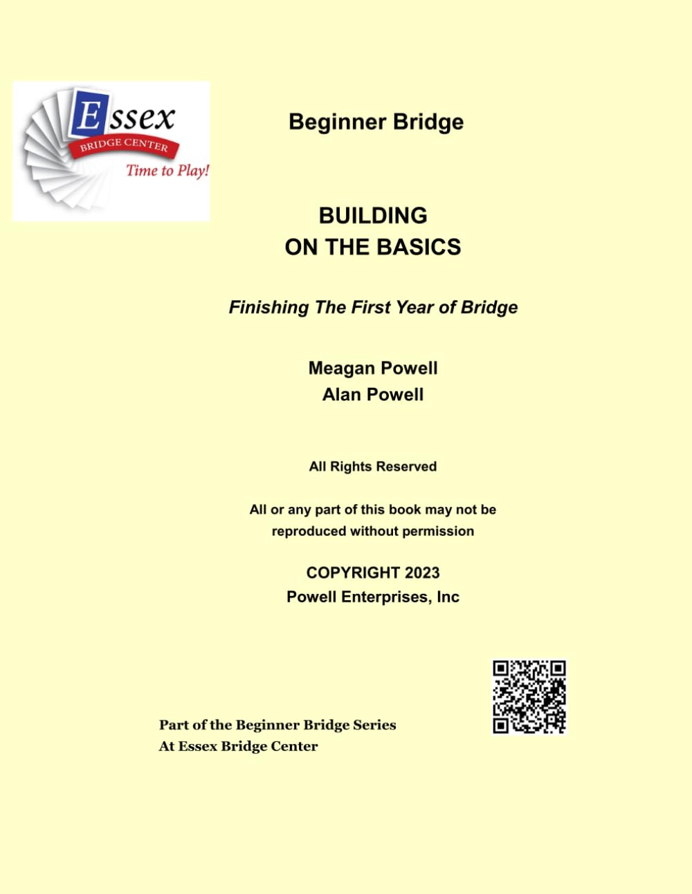 Beginner Bridge - Building on the Basics: Finishing the First Year of ...