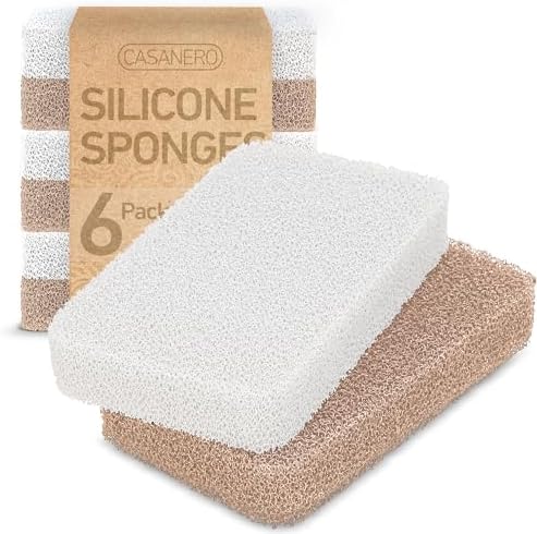 Amazon.com: 4 Pieces Fruit Shape Kitchen Cleaning Sponge Double-Sided ...