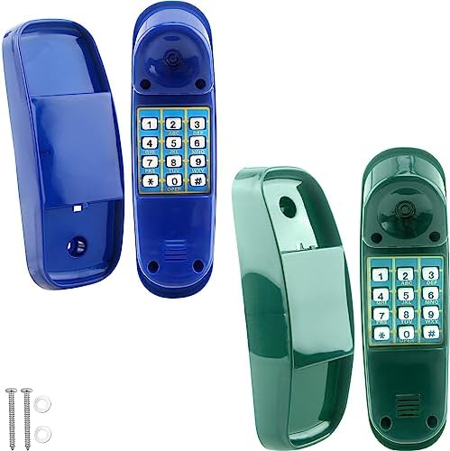 Amazon.com: Haconba 2 Pack Swingset Phone Toys Playground Swing Set ...