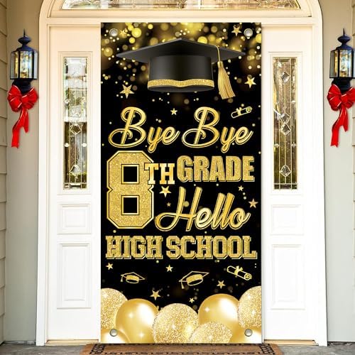 Amazon.com: PTFNY 8th Grade Graduation Backdrop Banner 8th Grade ...