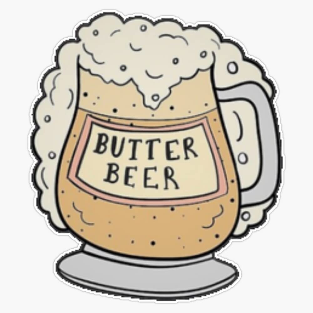 Amazon.com - Butterbeer Sticker Sticker Decal Bumper Sticker Waterproof 5"