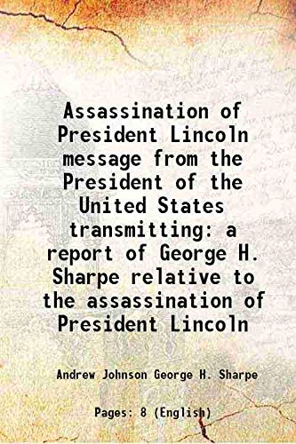 Amazon.in: Buy Assassination of President Lincoln message from the ...