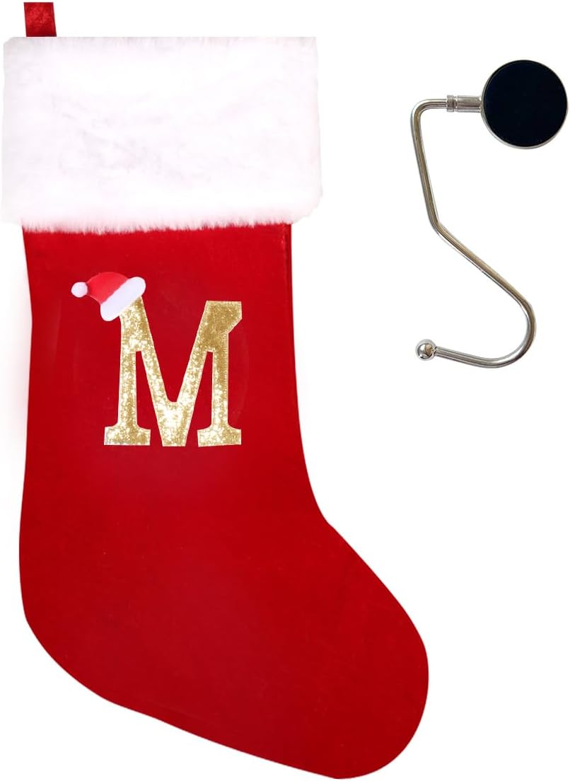 Amazon.com: infleesh 20 Inches Monogrammed Christmas Stockings with ...
