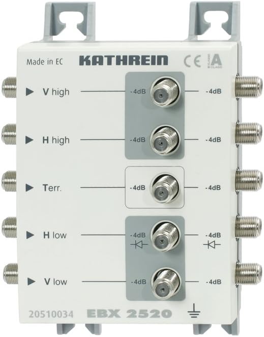 Kathrein EBX 2520 2-Way Satellite IF Splitter/Splitter for Satellite ZF ...