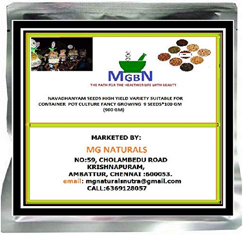 NAVADHANYAM SEEDS HIGH YIELD VARIETY SUITABLE FOR CONTAINER POT CULTURE ...
