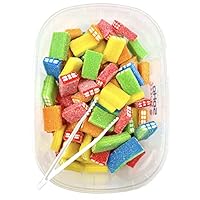 Amazon.com : Soho Sweet Sour Rainbow Bricks Non-GMO Gummy Candy – Pack ...