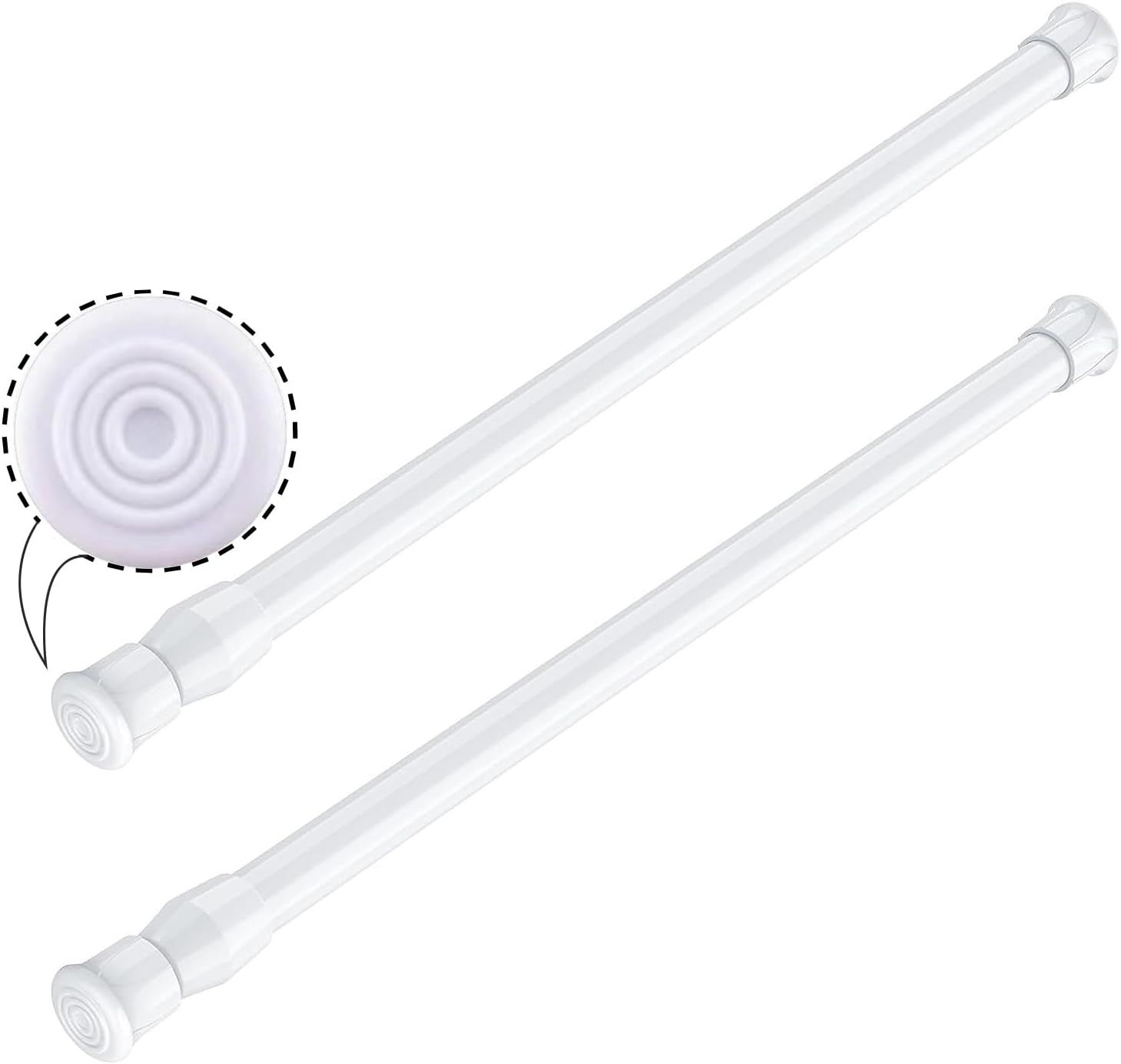 Amazon.com: Spring Window Fashions 7/16-Inch Round Spring Tension Rod ...