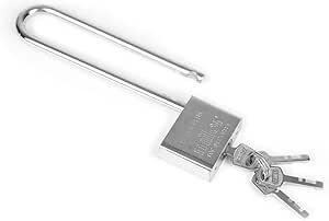 Long Shackle Security Padlock Shackle Safety Padlock,Indoor and Outdoor ...