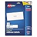 Avery Easy Peel 1 x4 Inch White Address Labels 500 Count (8161 ...