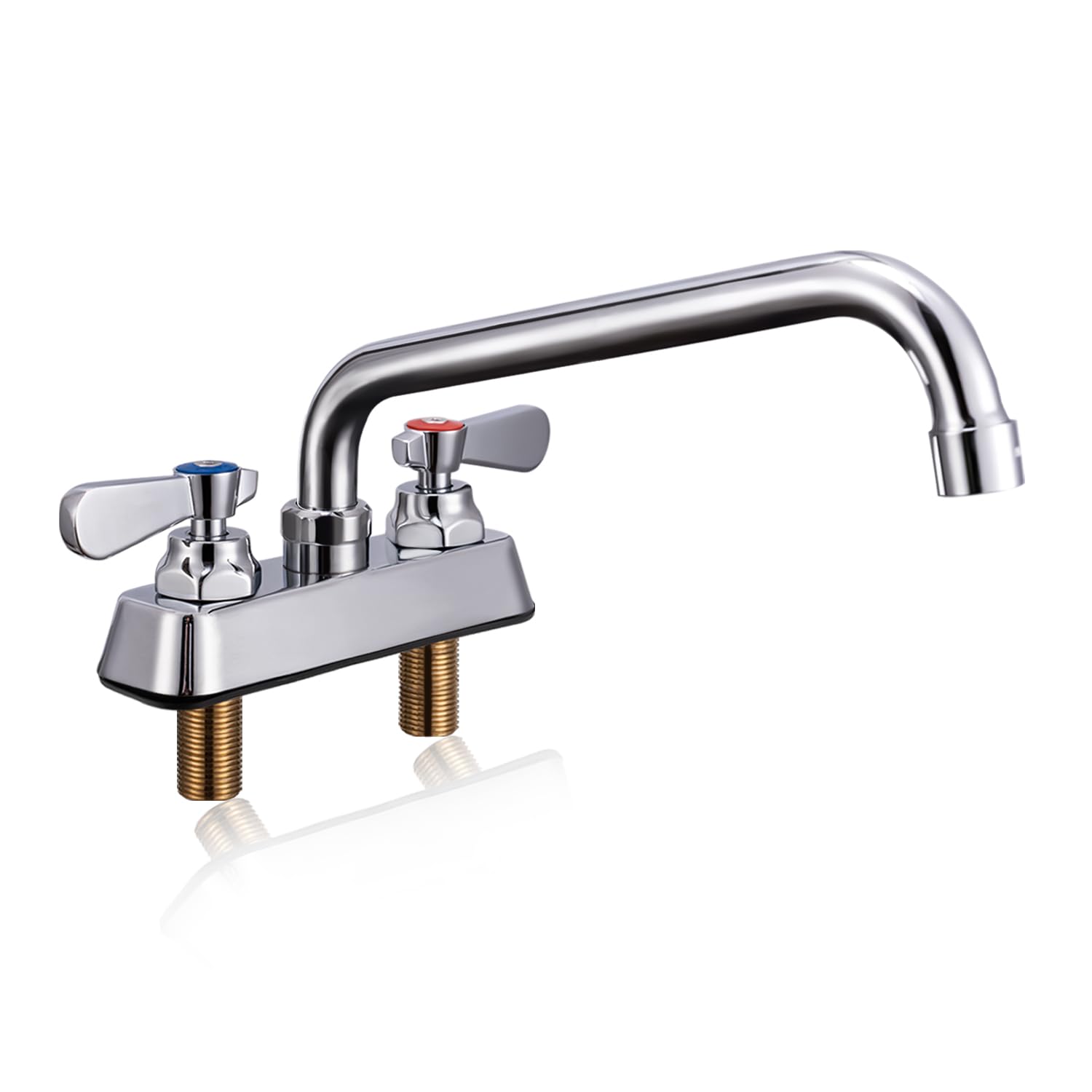 Sepaitek Leak-Free Commercial Sink Faucet 4 inch Center, Commercial ...