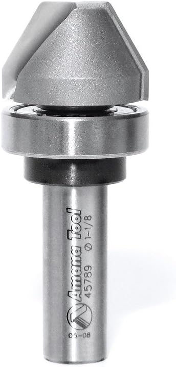 Amana Tool - 45789 Carbide Tipped Lettering 60 Deg x 1-1/8 Dia x 3/4 x ...