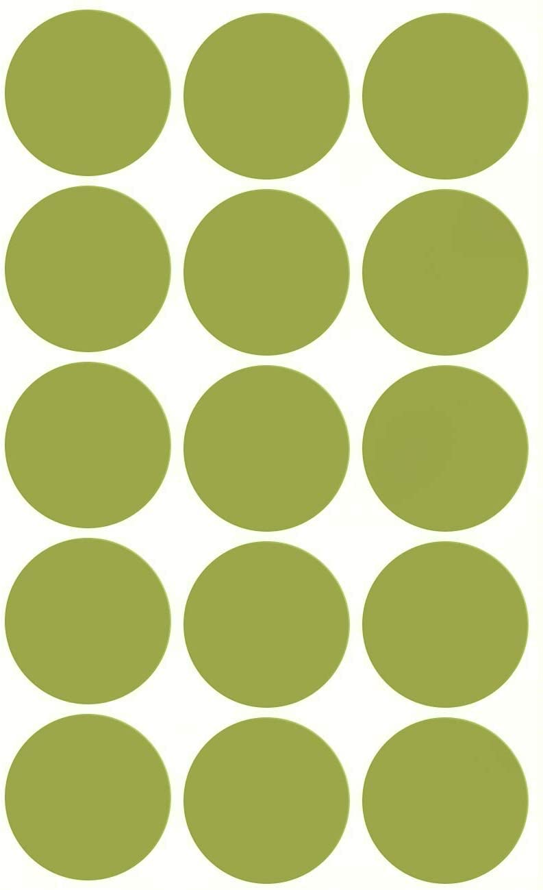 Amazon.com : Royal Green Color-Coding Labels 1.25" inch Round Dot ...