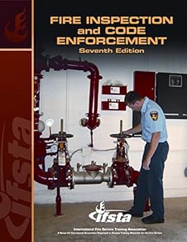Fire Inspection and Code Enforcement (7th Edition) (Fire Prevention ...