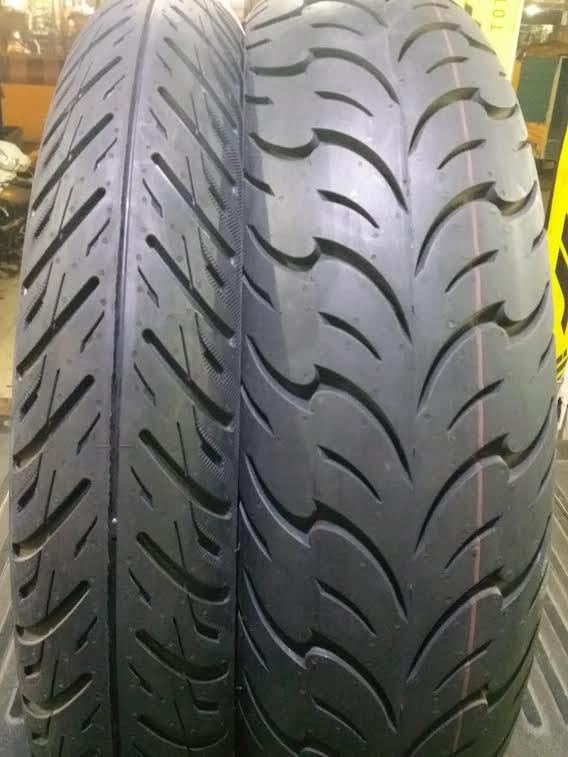 APOLLO 90/90-17 & 130/70-R17 ACTIZIP COMBO PACK 2 TYRES FRONT & REAR ...