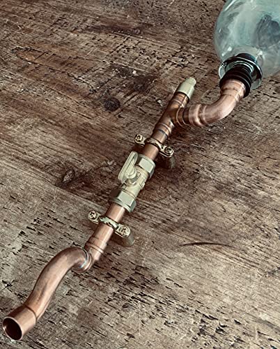 Rustic Copper Bar Optics 'Coptics' Home Bar Drinks Dispenser- Brass ...