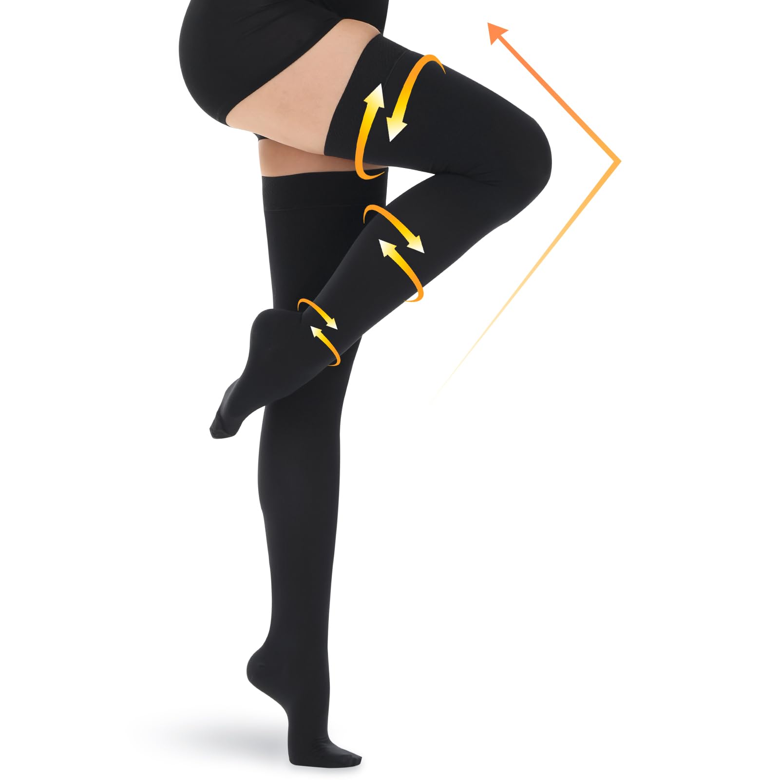 beister 15-20 mmHg Medical Compression Stockings with Dot Silicone Band ...