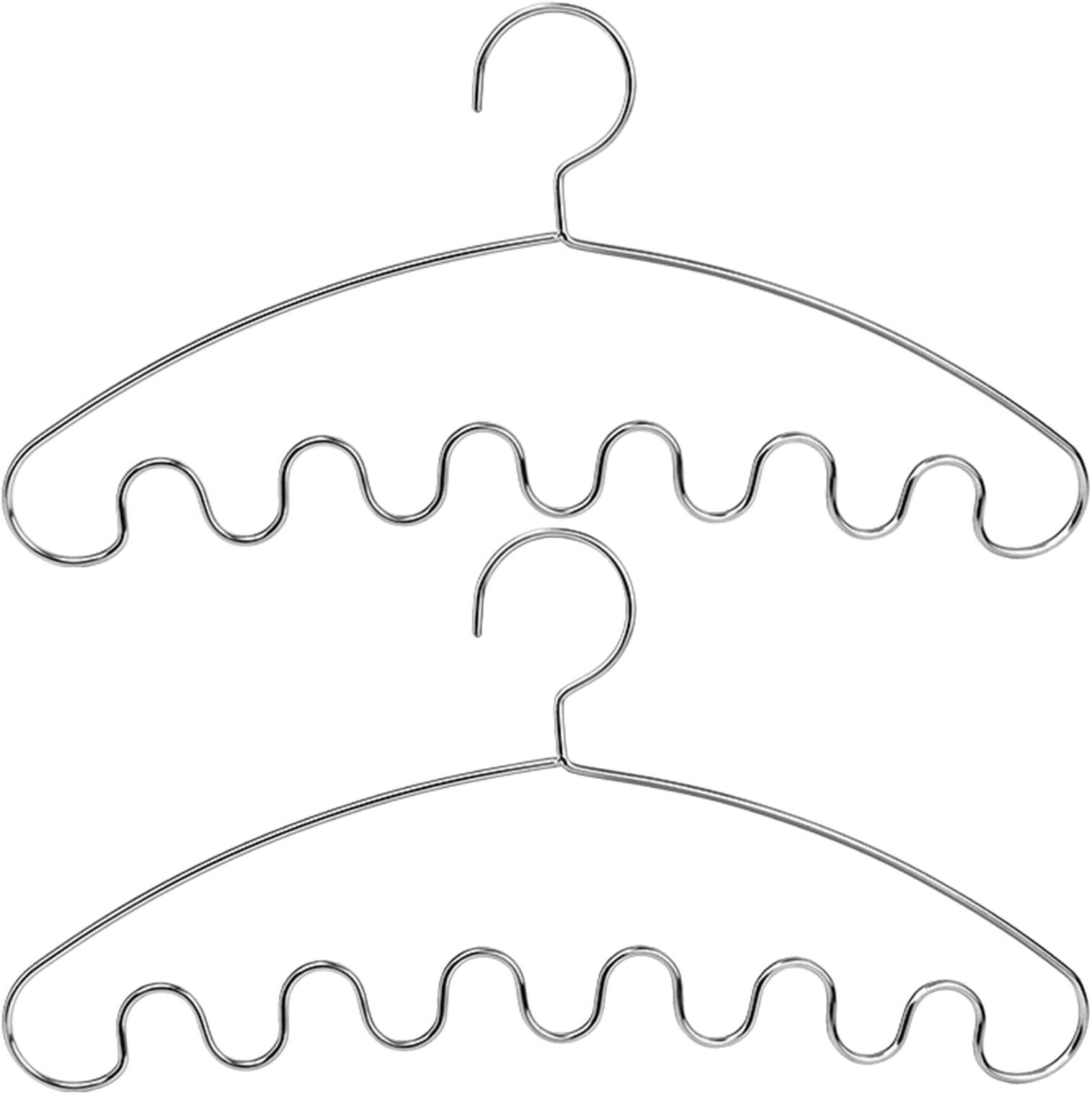 Amazon.com: Whitmor 10 Hook Accessory Hanger, 1, Chrome & Black : Home ...