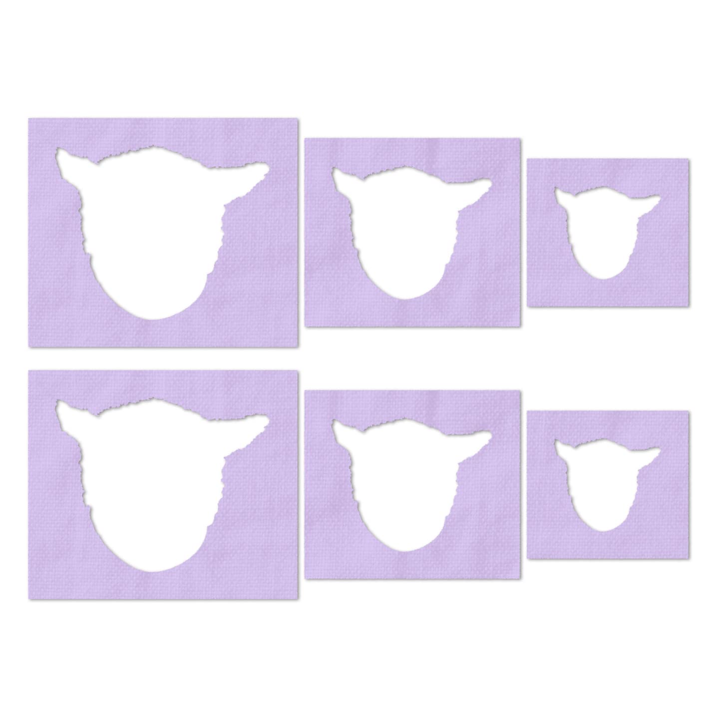 Lamb Face Silhouette