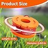 Amazon.com : SUNRRA Duarable WA0010 Weed Eater String Compatible with ...