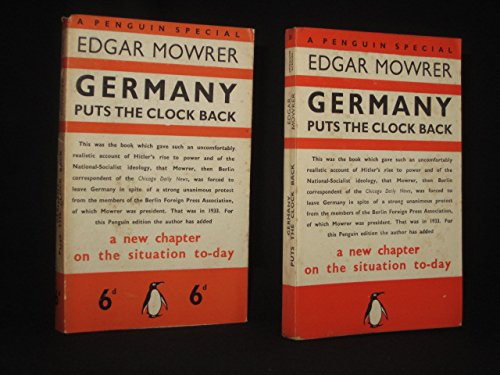 Germany Puts the Clock Back (Penguin Book No. S1): Amazon.co.uk: Books