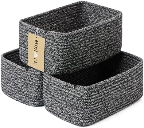 Amazon.com: MiniArk Small Storage Baskets for Organizing | Closet ...