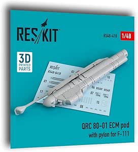 Amazon | Reskit RS48-0418 1/48 QRC 80-01 ECMポッド パイロン付き F-111用 | プラモデル 通販