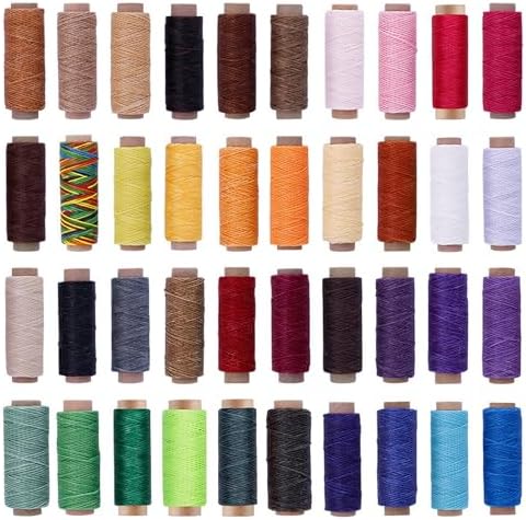 Amazon.com: JUNING Sewing Thread Kit 24 Colors Polyester Thread 1000yds ...