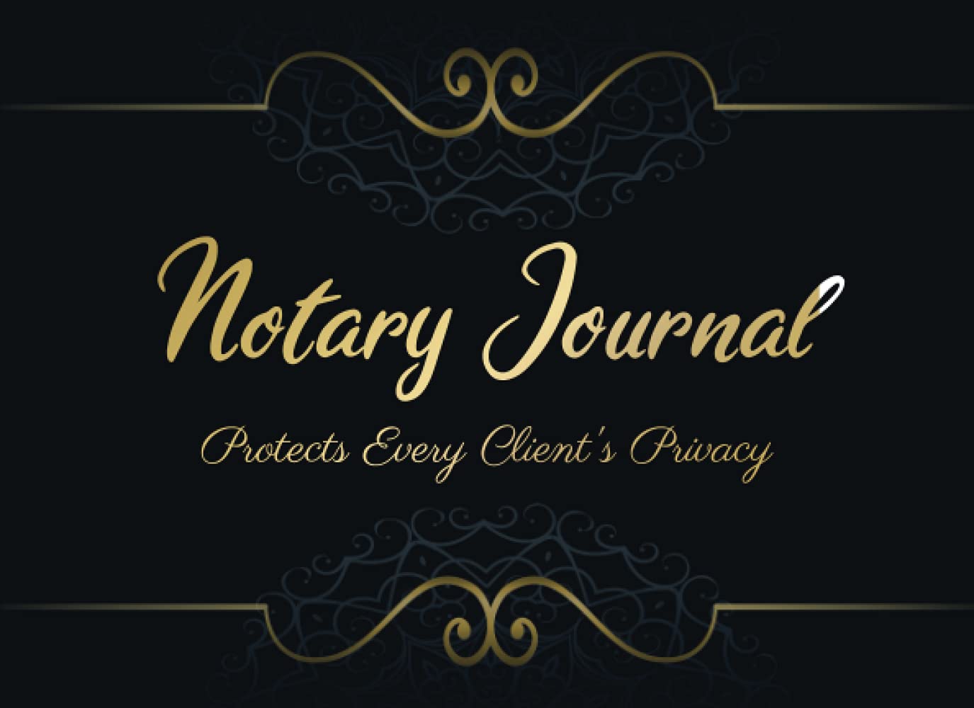 Notary Journal: One Entry Per Page, Protects Every Client's Privacy ...