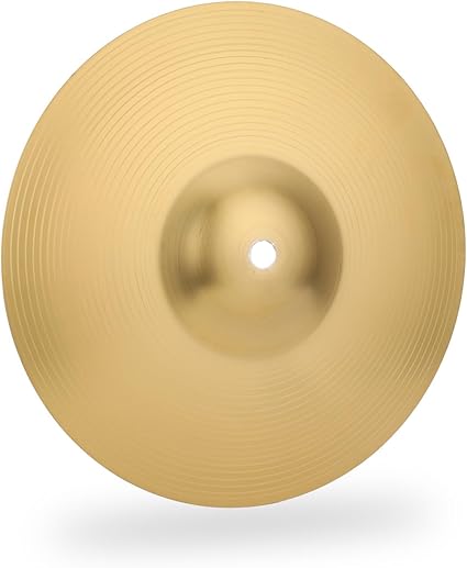 Amazon.com: Tidyard 10 Inch Brass Crash Cymbal Practical Alloy Cymbal ...