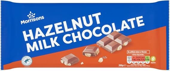 Morrisons Milk Chocolate Wholenut, 200g : Amazon.co.uk: Grocery
