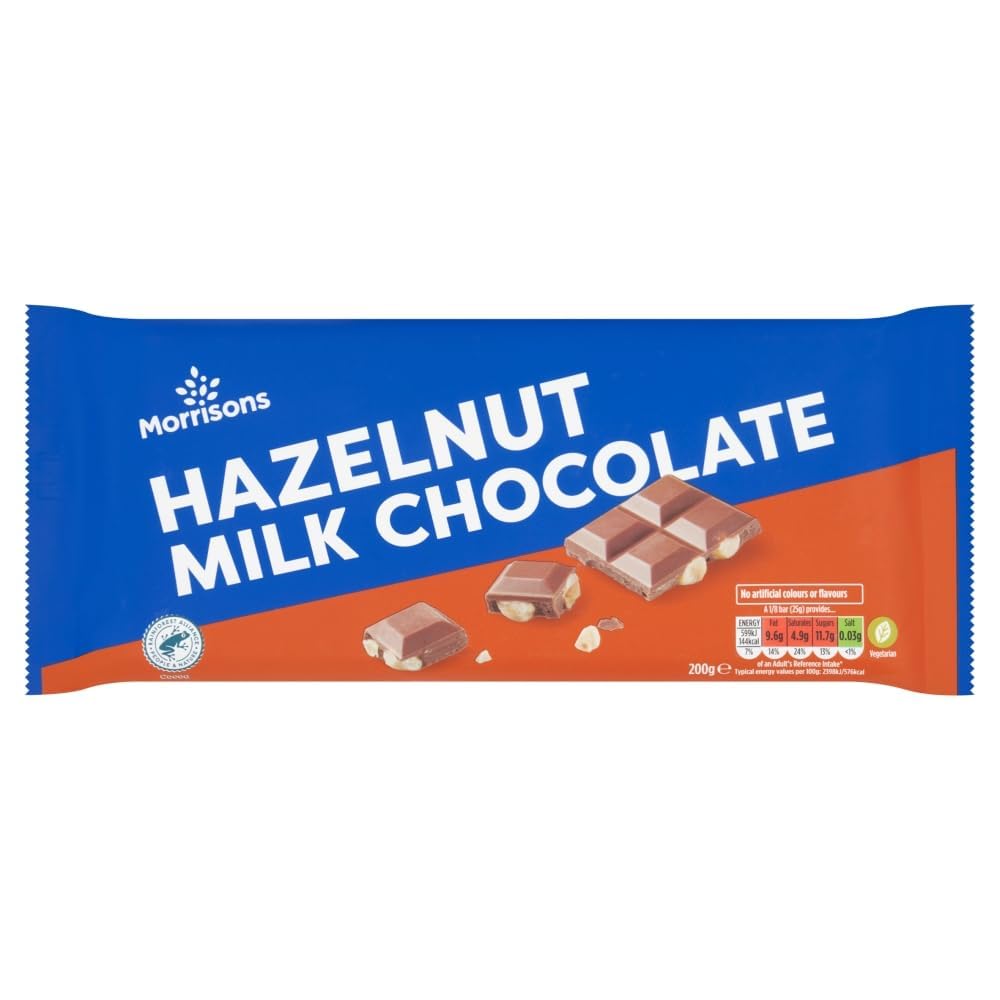 Morrisons Milk Chocolate Wholenut, 200g : Amazon.co.uk: Grocery
