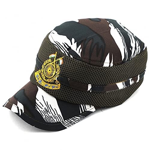 Buy Cotton crpf Army Cap for Men and Women, Military NATO net Indian ...