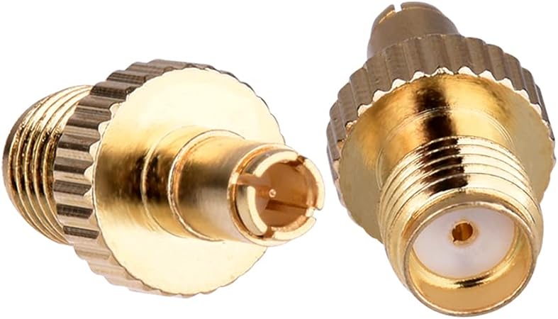 Wodgreat 2Pcs SMA Female to TS9 Male Adapter RF Coaxial Connectors Gold Plated SMA Adapter TS9 ...