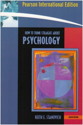 Buy How To Think Straight About Psychology: International Edition Book ...