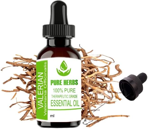 Pure Herbs Valerian (Valeriana Officinalis ) Essential Oils (10ml ...