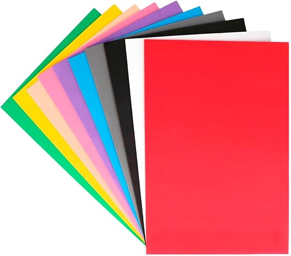 INNSPIRO Set 10 láminas goma EVA surtido colores 20x30cm.x2mm. Material ...