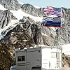 Amazon.com : RV Ladder Flag Pole Kit. Includes Two Beautiful 3’x5 ...