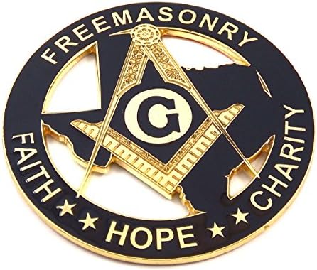 Amazon.com: Freemasonry Texas Faith Hope Charity Mason 3" auto Emblem ...