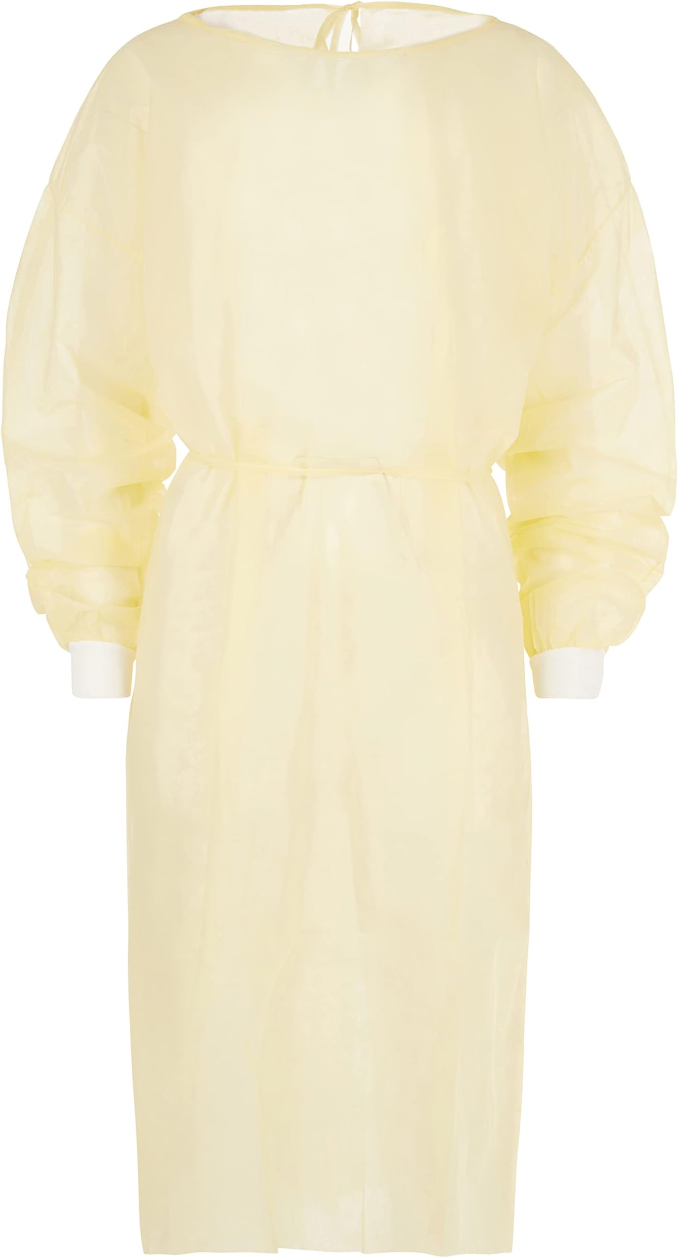 Nobles Universal Size Yellow Disposable Isolation Gowns - Latex-Free ...