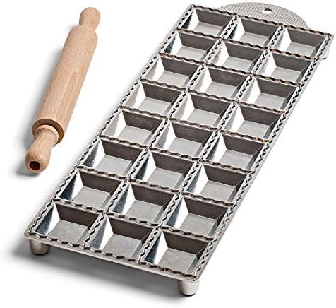 Amazon.com: Bellemain Ravioli Maker Press | Pelmeni Mold, Pierogi Press ...