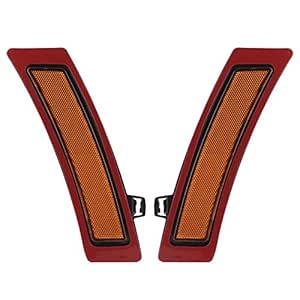 Aramox Front Bumper Reflector, Left Right Side Marker Reflector it for ...