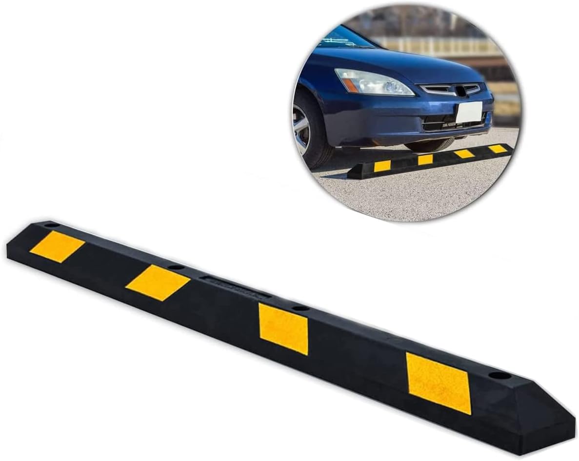 Buy VayWay Premium Quality Long Heavy Duty Rubber Parking Curb- 72 ...