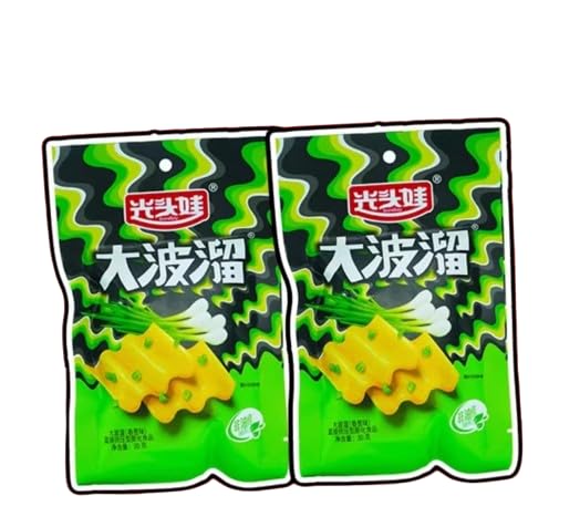 Amazon.com: Scallion-Flavored Chips Ultra-Crispy Texture Chinese ...