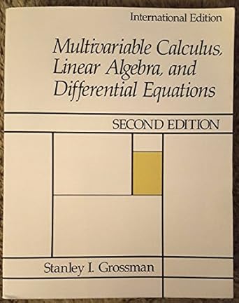 International Edition Multivariable Calculus Linear Algebra and Differential Equation Second ...