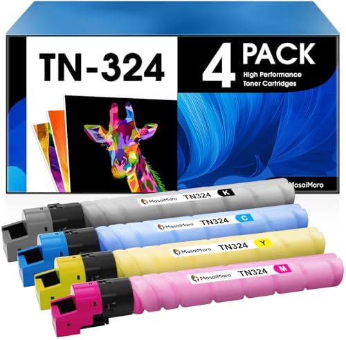 Amazon.com: MasaiMara TN324 TN-324 TN324K TN324C TN324M TN324Y High ...